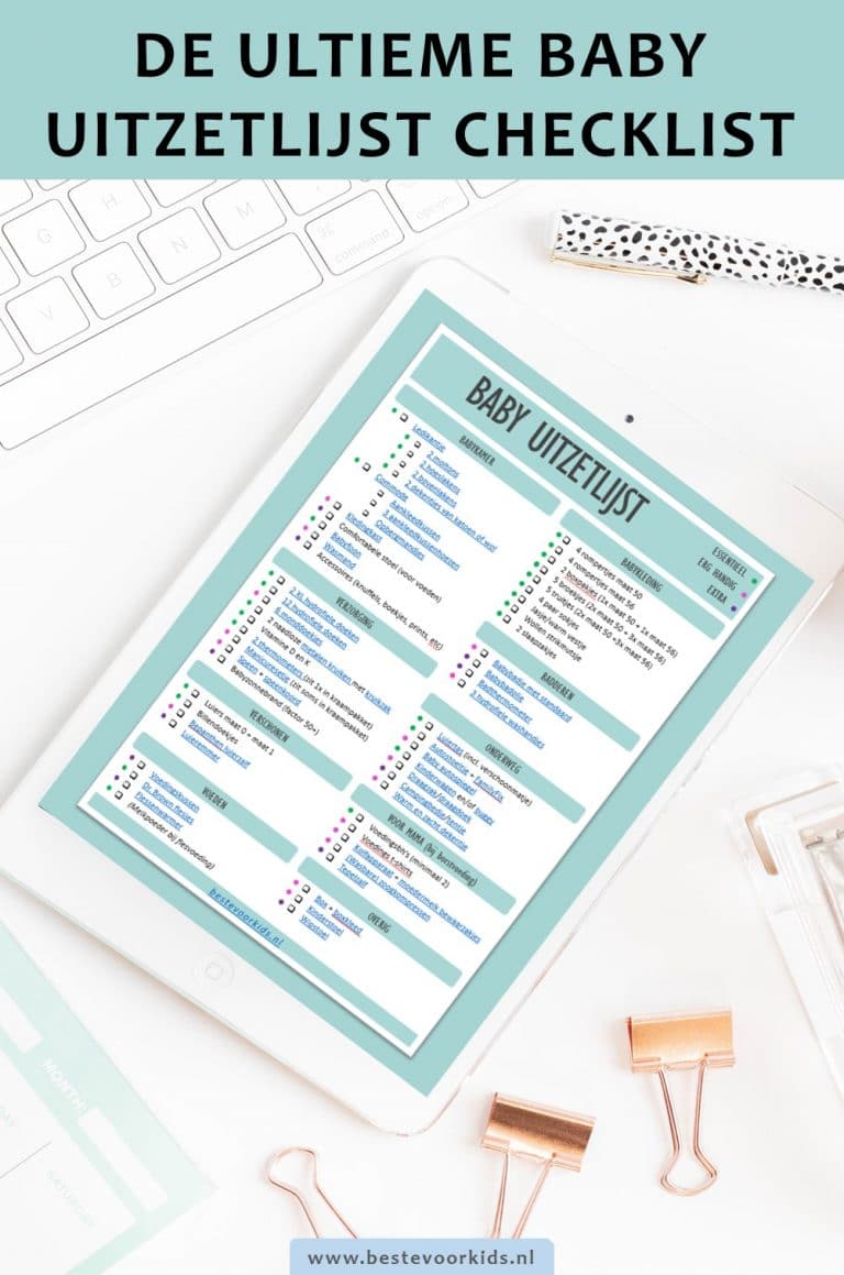 De Ultieme Baby Uitzetlijst Checklist - Beste voor Kids